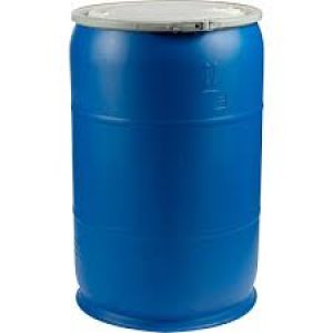 55 Gallon Open Head Plain Lid Poly Drum - Barrel Company